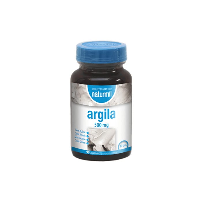 Argila 500mg, 90comp - Naturmil - Natura24